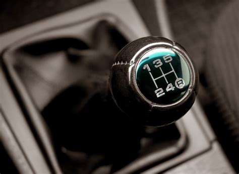 Gear Shift On A Car