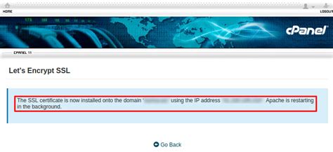 how to install let s encrypt ssl using cpanel xyzscripts help