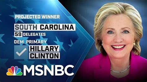 Hillary Clinton Wins South Carolina Democratic Primary Nbc News