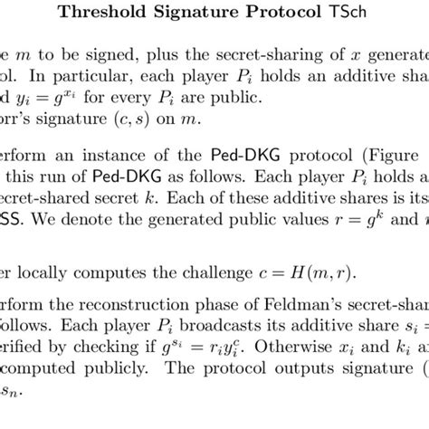 threshold signature protocol for schnorr s signature scheme download
