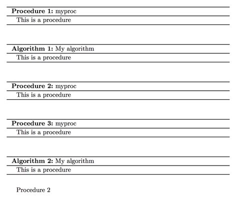 [solved] numbering procedure and algorithm independently 9to5science