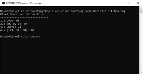 counting pixels by color in python with pillow a pil fork