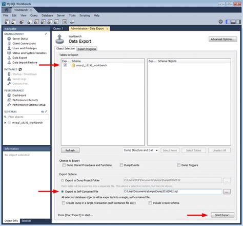 making a mysql database backup using mysql workbench winhost blog