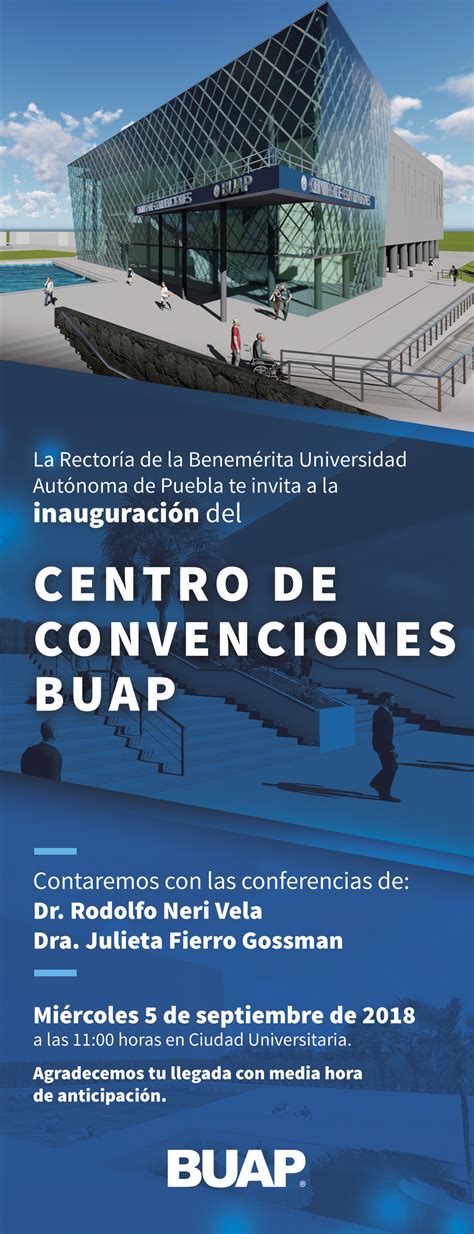 inauguración centro de convenciones buap benemérita universidad