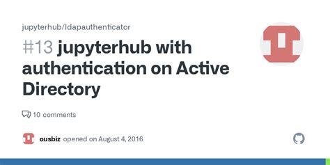 jupyterhub with authentication on active directory · issue 13