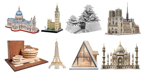 15 architecture model kits for designers who love puzzles