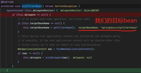 error resolution no bean named springsecurityfilterchain