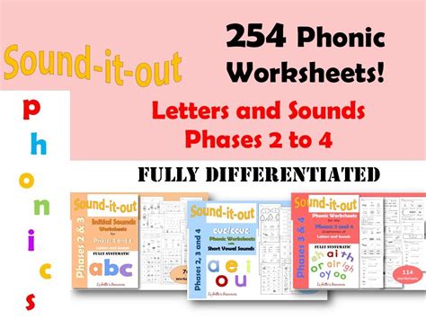 Letters And Sounds Phases 2 3 And 4 Worksheet Bundle Teaching Resources