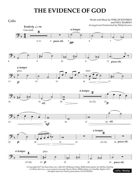 The Evidence Of God Choral Anthem Satb Cello Sheet Music Pdf Lifeway