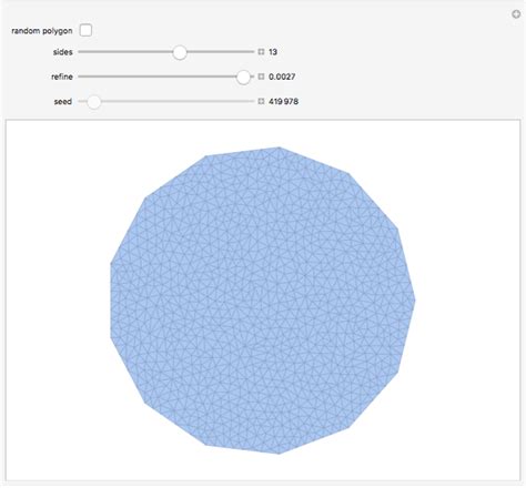 triangulating random and regular polygons wolfram demonstrations project