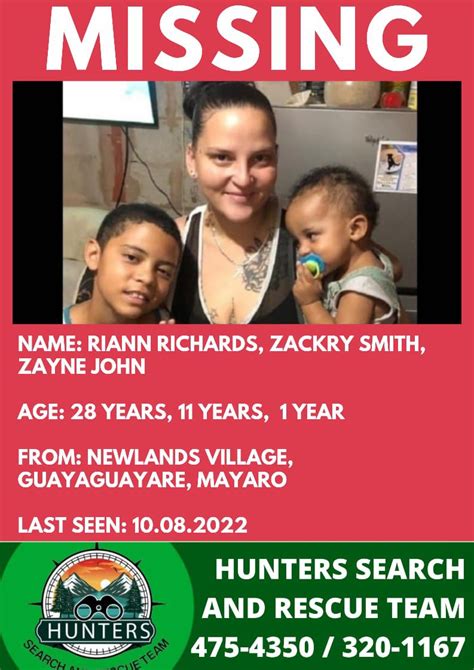 Mayaro Mother Two Sons Reported Missing Trinidad Guardian