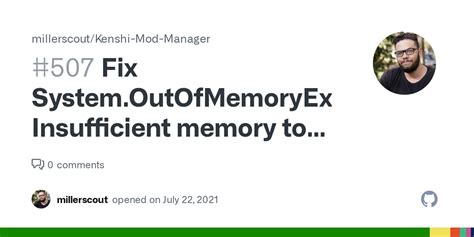 fix system outofmemoryexception insufficient memory to continue the