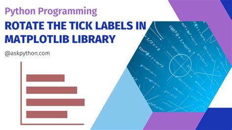 rotate tick labels in python matplotlib askpython
