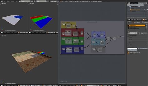 splat map blend map shader with nodes blender tests blender
