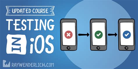 updated course testing in ios