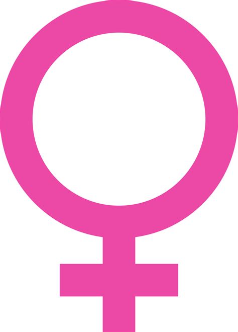 Símbolos De Icono De Género Ilustración De Signos De Sexo Femenino