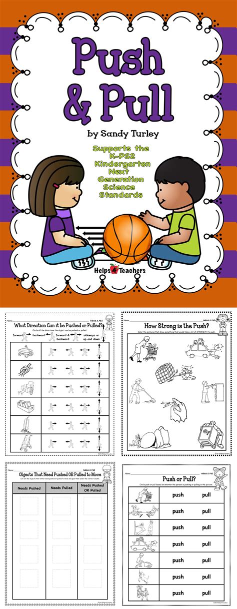 push examples kinder push and pull activities for