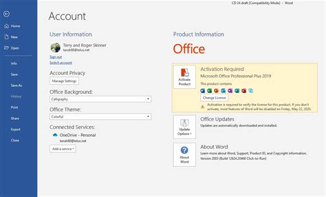 office 2019 activation microsoft community