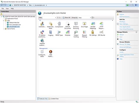 proxying atlassian server applications with microsoft internet