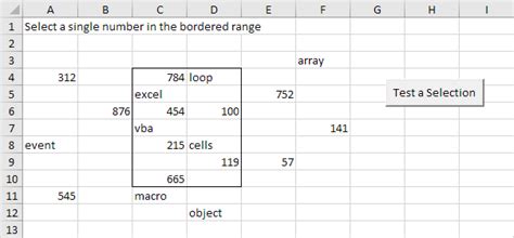 test a selection in excel vba in easy steps