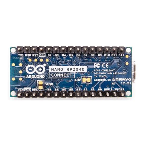 carte arduino nano rp2040 connect arduino cartes à microcontrôleur