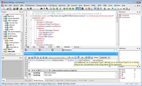 altova xmlspy professional xml editor features