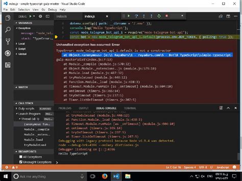 javascript node telegram bot api documentation javascript