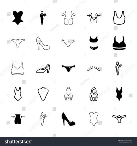 Sexy Icon Collection 25 Sexy Filled เวกเตอร์สต็อก ปลอดค่าลิขสิทธิ์