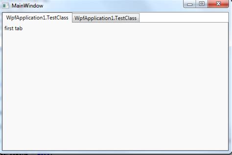 wpf using tabitem within a itemscontrol stack overflow