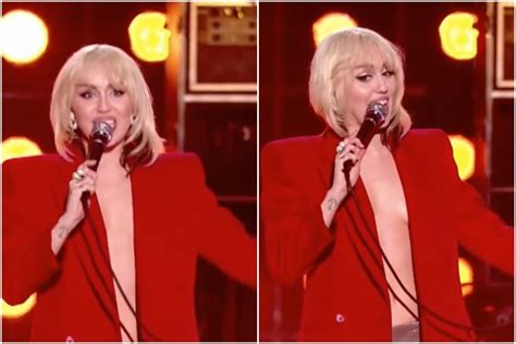 Miley Cyrus Handles Wardrobe Malfunction Professionally Well During Her