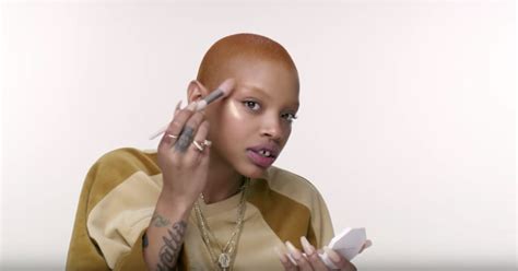 model slick woods does fenty beauty makeup tutorial teen vogue