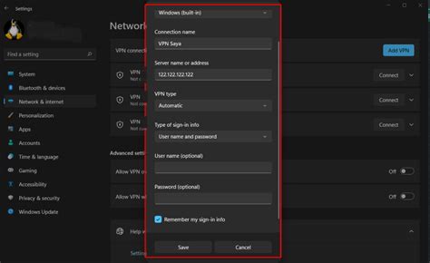 Cara Setting Vpn Pada Windows 11