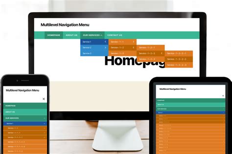 multilevel responsive dropdown navigation for wordpress wp missing