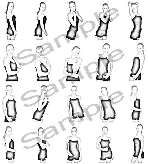 Posing Guide Photographers Model Poses Pdf Cheat Sheet Modelling