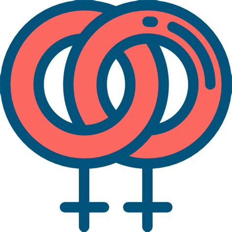 Icono De Lesbianas Detailed Rounded Lineal Color