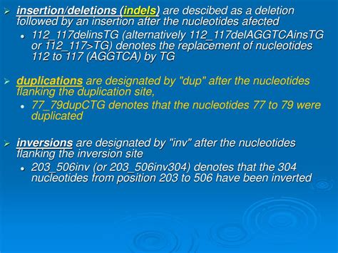 Ppt Different Classes Of Mutations Mutation Detection Powerpoint