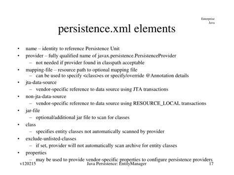 ppt java persistence entitymanager powerpoint presentation free