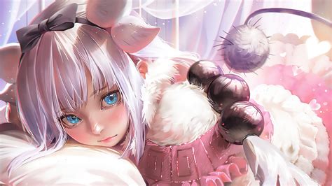 Cute Anime Girl Art 4k Hd Wallpaper Rare Gallery