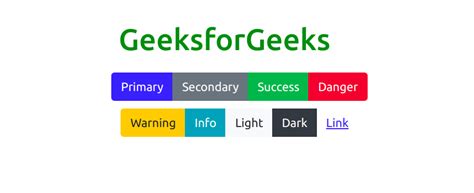 bootstrap 5 button group geeksforgeeks