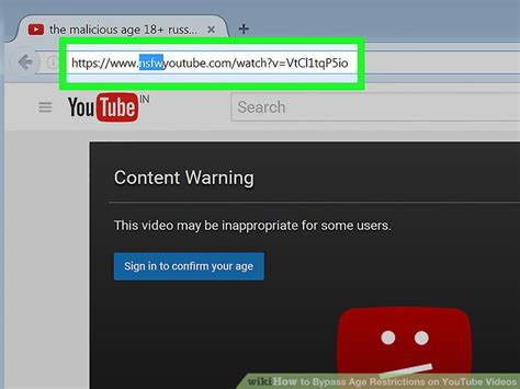 4 Ways To Bypass Age Restrictions On Youtube Videos Wikihow