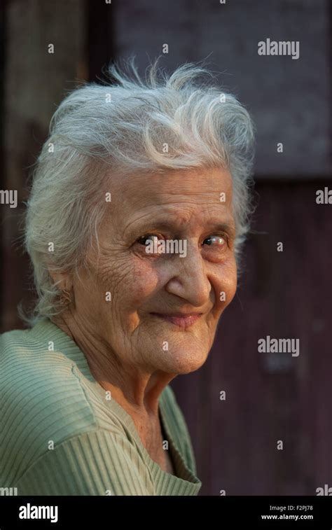 Elderly Woman Face