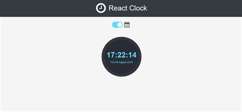12 react clock component examples onaircode