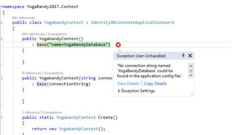 connection string could not be found running azure function and entity