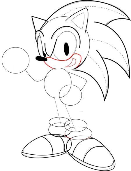 How To Draw Sonic From Sonic The Hedgehog