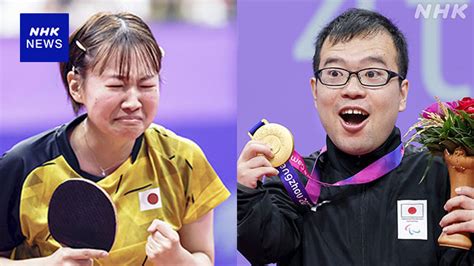 アジアパラ 卓球 八木克勝と和田なつき 金メダル パリパラ内定 Nhk パラ卓球