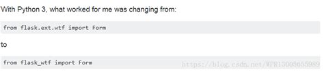 from flask ext wtf import form modulenotfounderror no