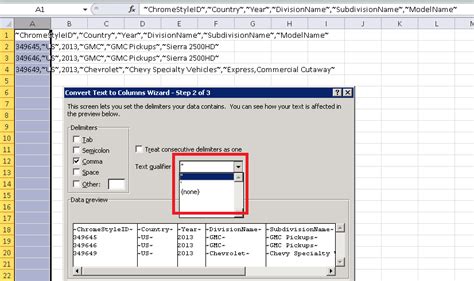 import csv to sql server 2008 or excel with delimiter comma and data