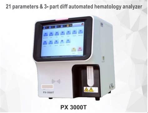 perfexn 21 parameters and 3 part diff automated hematology analyzer at