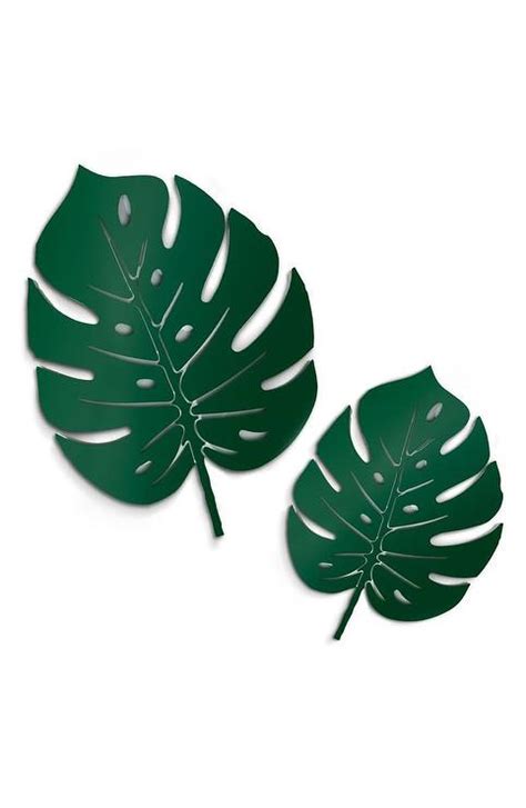 4art Works Tropical Leaves Wall Art