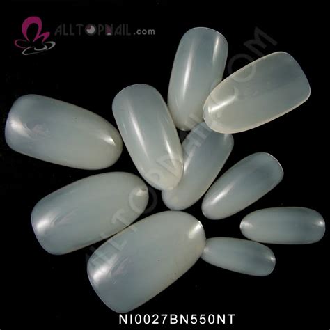 New Arrived French Oval Rounded Full Cover False Nails 100pcs Acrylic